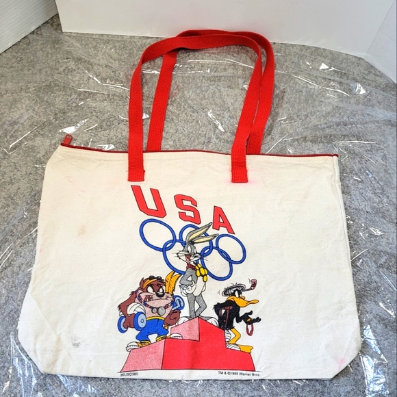 Bags | Looney Tunes Warner Brothers Daffy Bugs Taz And Olympics 1995 ...